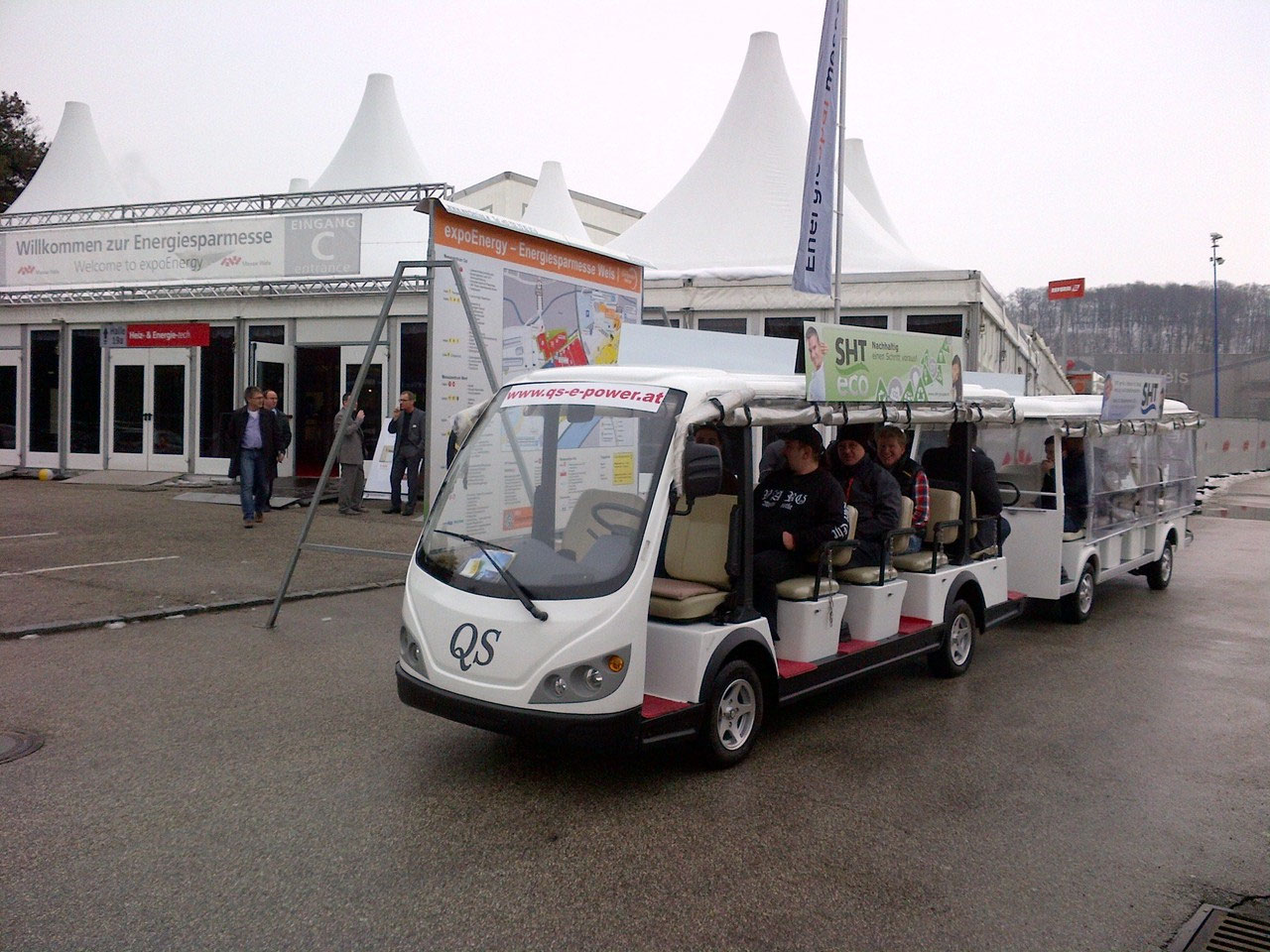 QS E POWER - Elektro shuttle, rundfahrt, shuttle , bummelzug ...