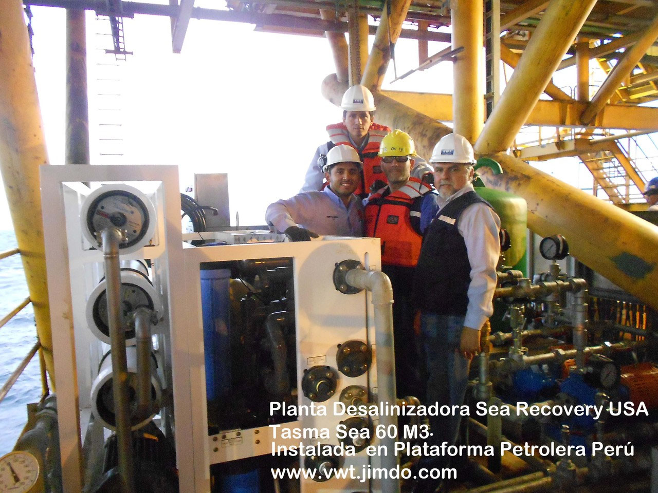 Instalación Planta Desalinizadora Sea Recovery - Vival Water Technologies