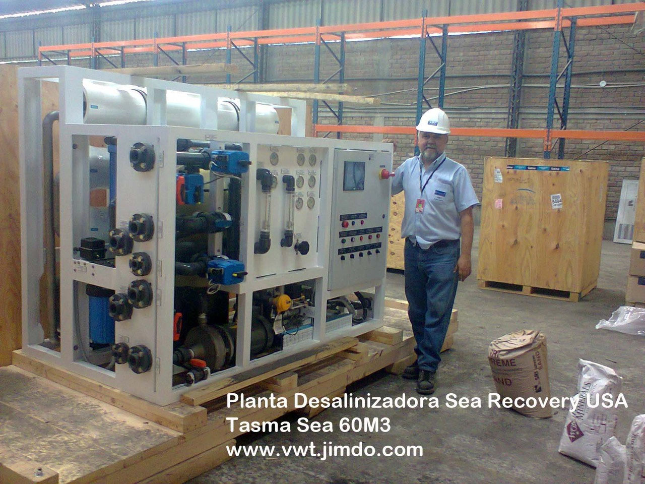 Instalación Planta Desalinizadora Sea Recovery - Vival Water Technologies