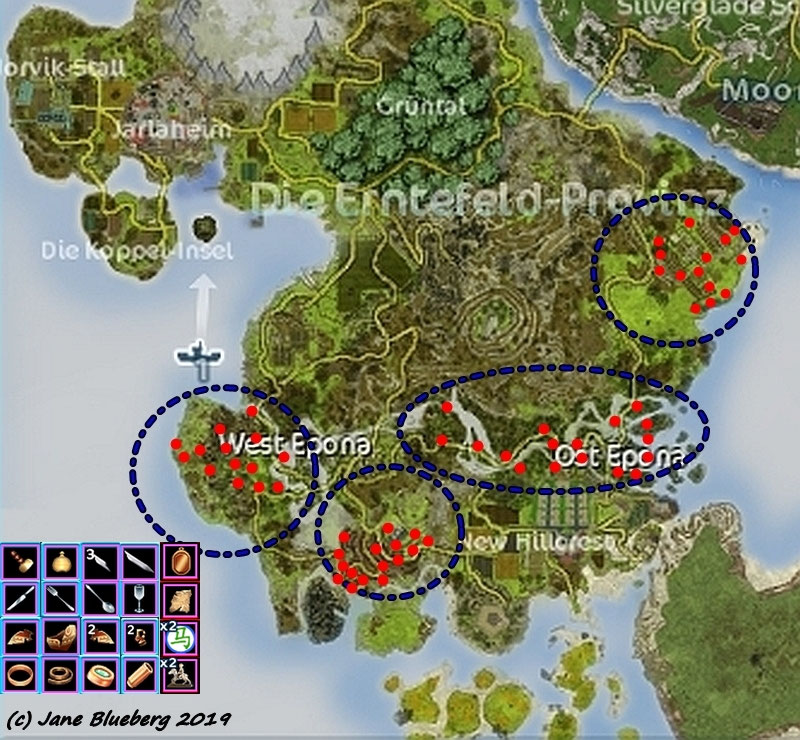 Archäologie in Epona - jane-and-emeraldhearts Webseite!