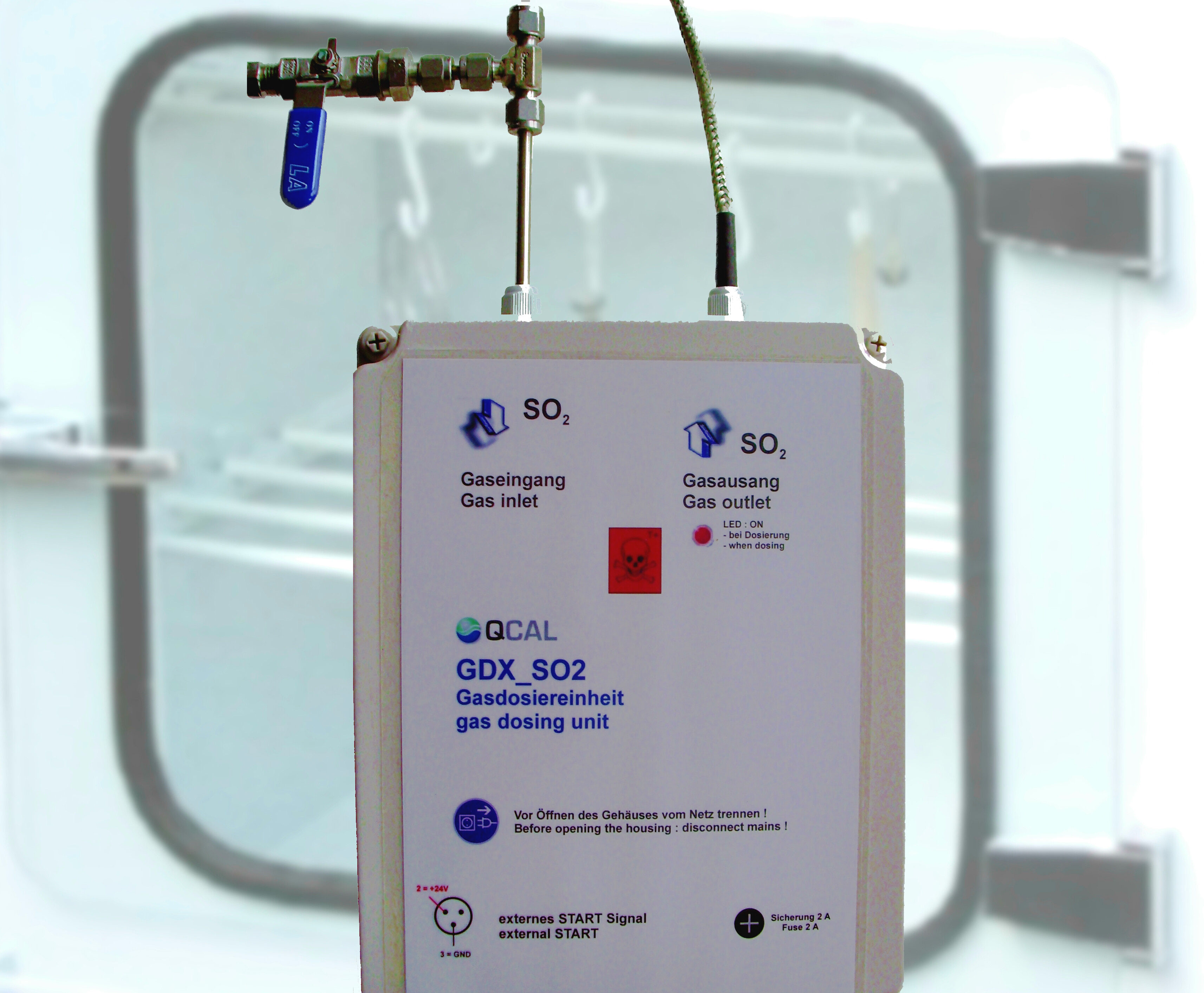 Gasdosierer fuer Testkammern, Korrosionstests - Gasmischer ...