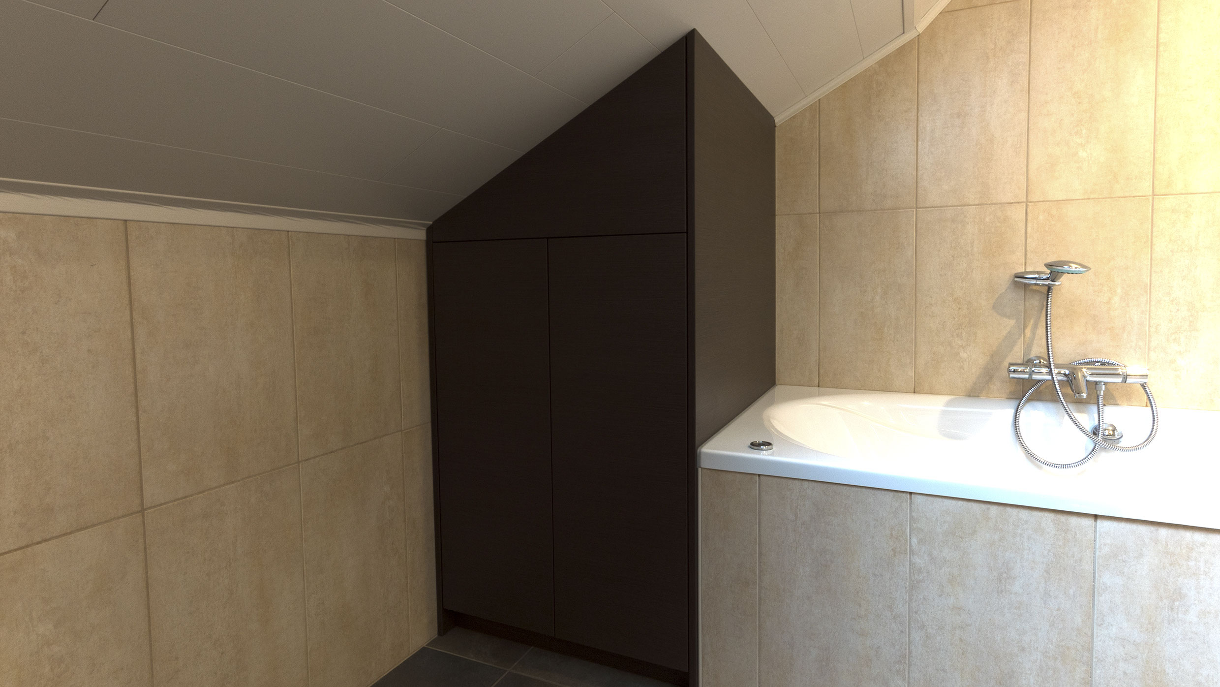 Moderne badkamers met een kleurrijke toets - Pulgré