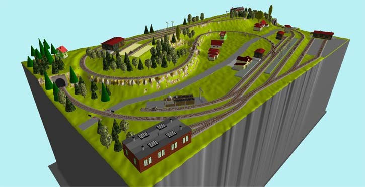 Lanckenau, eine Modellbahn in der Spur TT – Anlagenplanung / Chronik ...