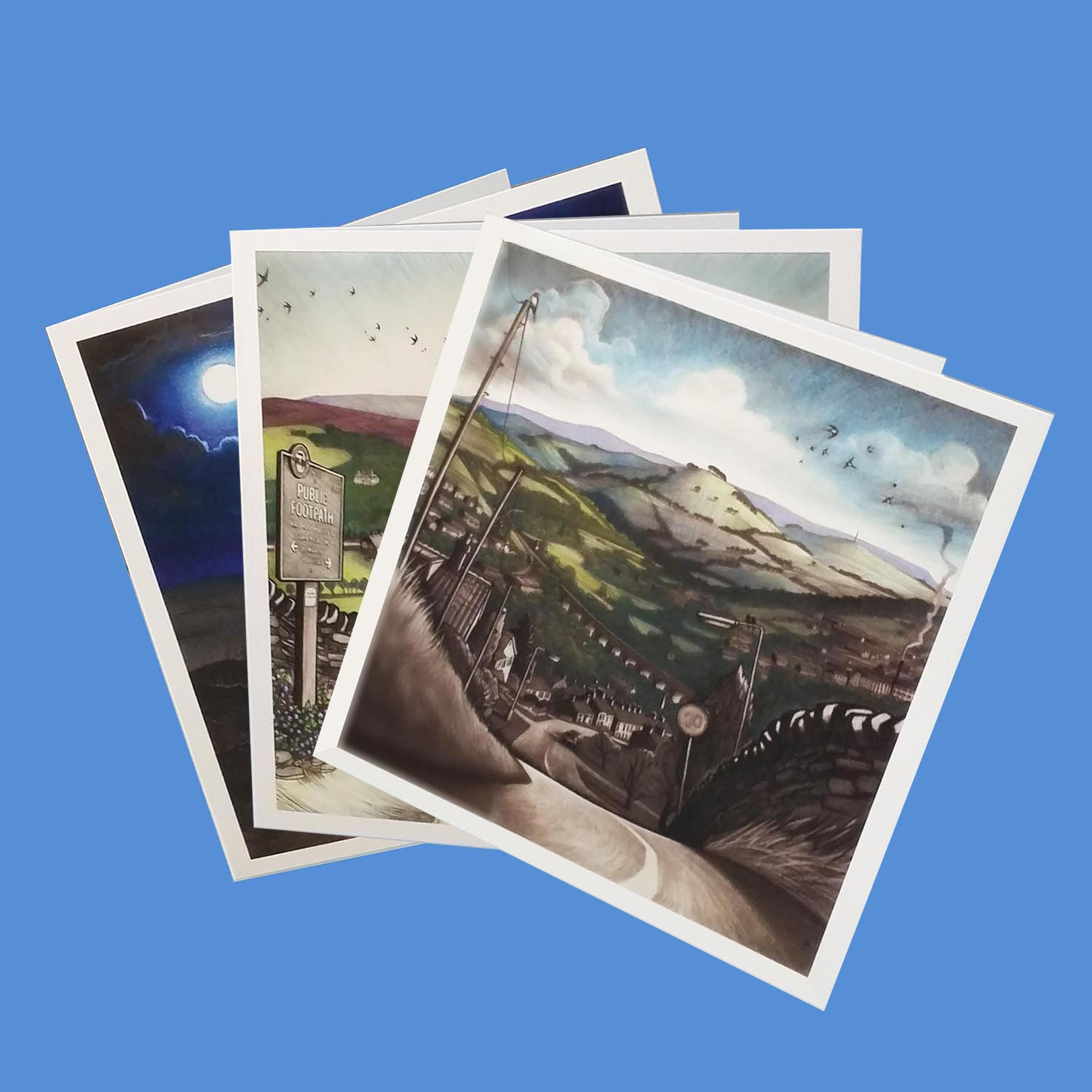 Assorted Greeting Art Card Multipack - Clare Allan Art