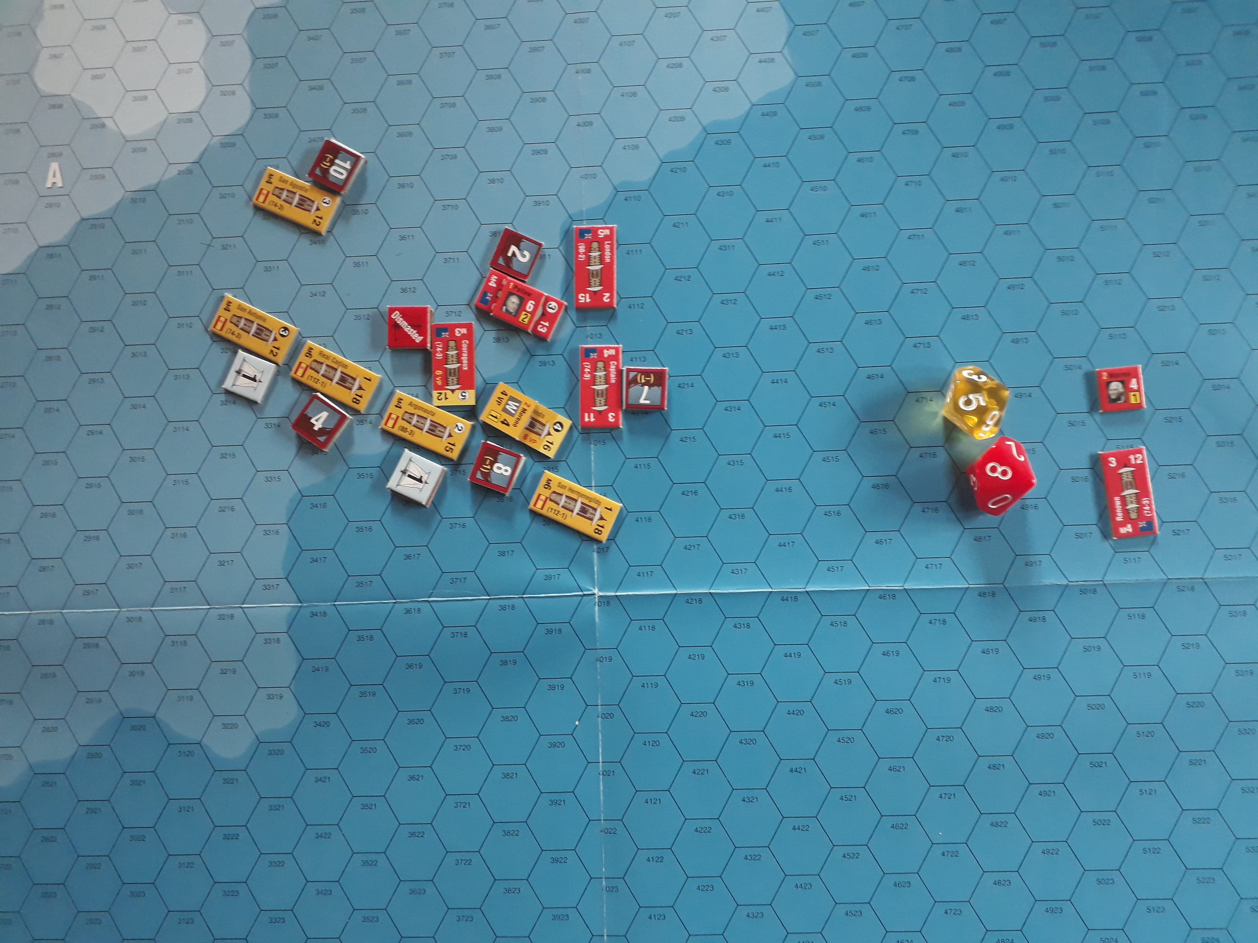 Naval Wargaming using Black Seas ships and rules from warlordgames.com ...