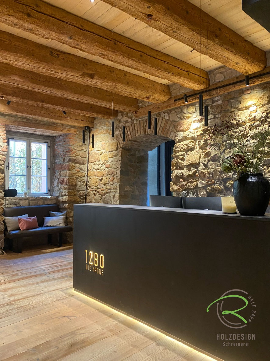Rezeption Empfangstheke - Schreinerei Holzdesign Rapp Geisingen