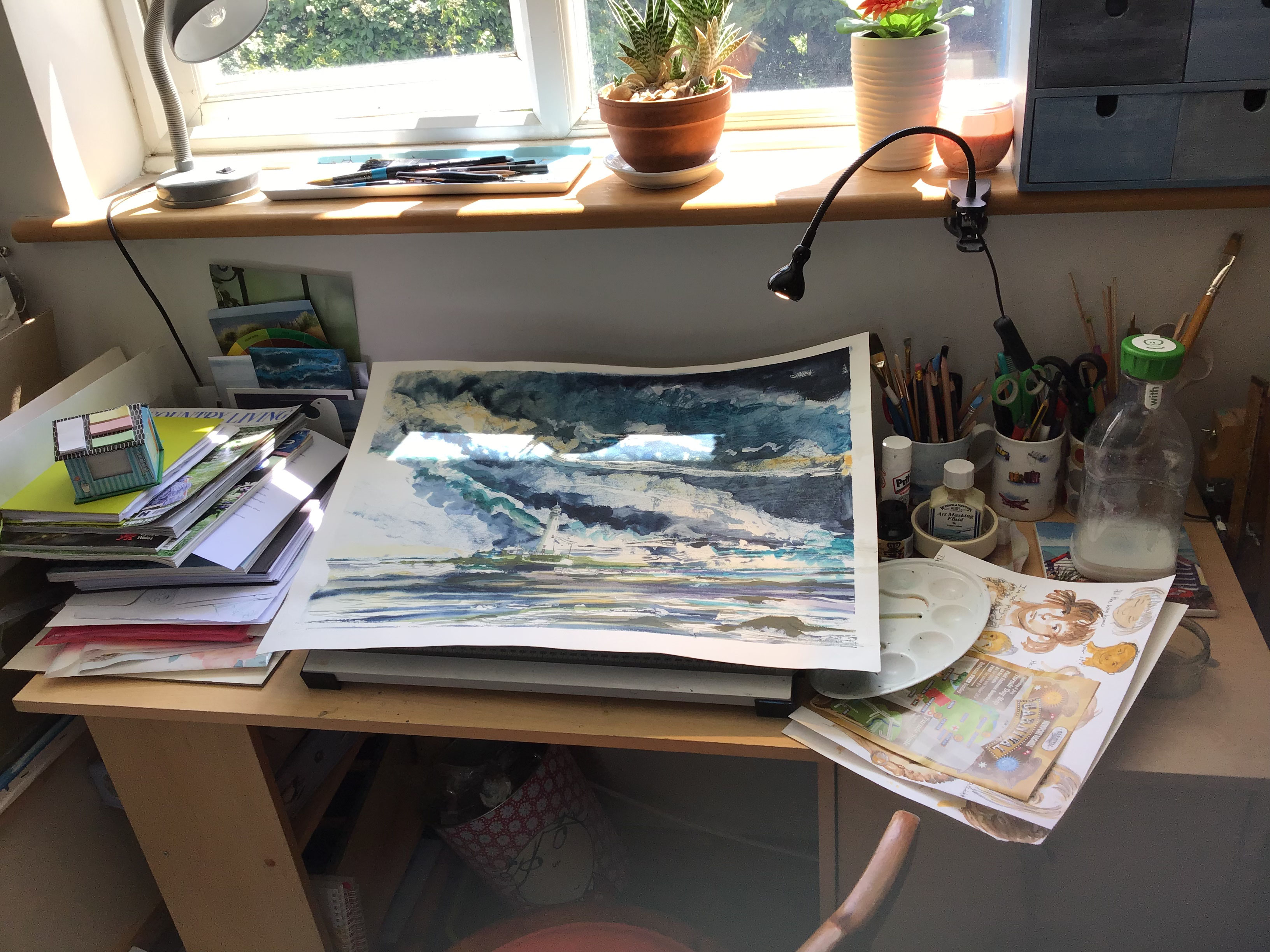 Artist - Sally-Anne Adams - acrylic and watercolour paintings