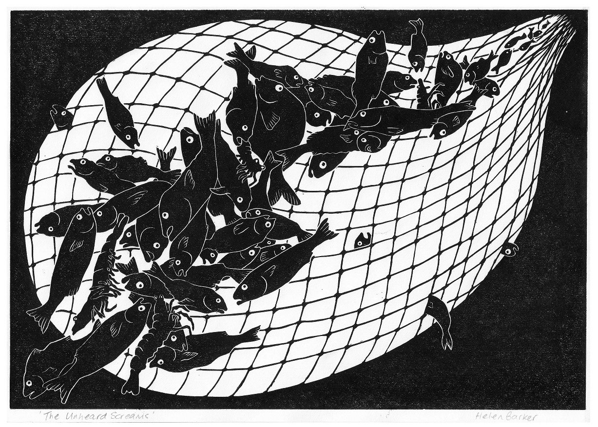 Animal Rights art - Helen Barker Art