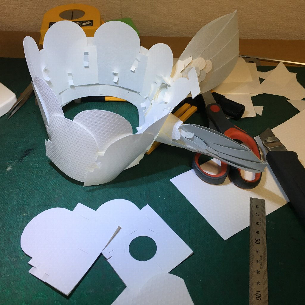 Making - paper coelacanth （ペーパー シーラカンス LED）