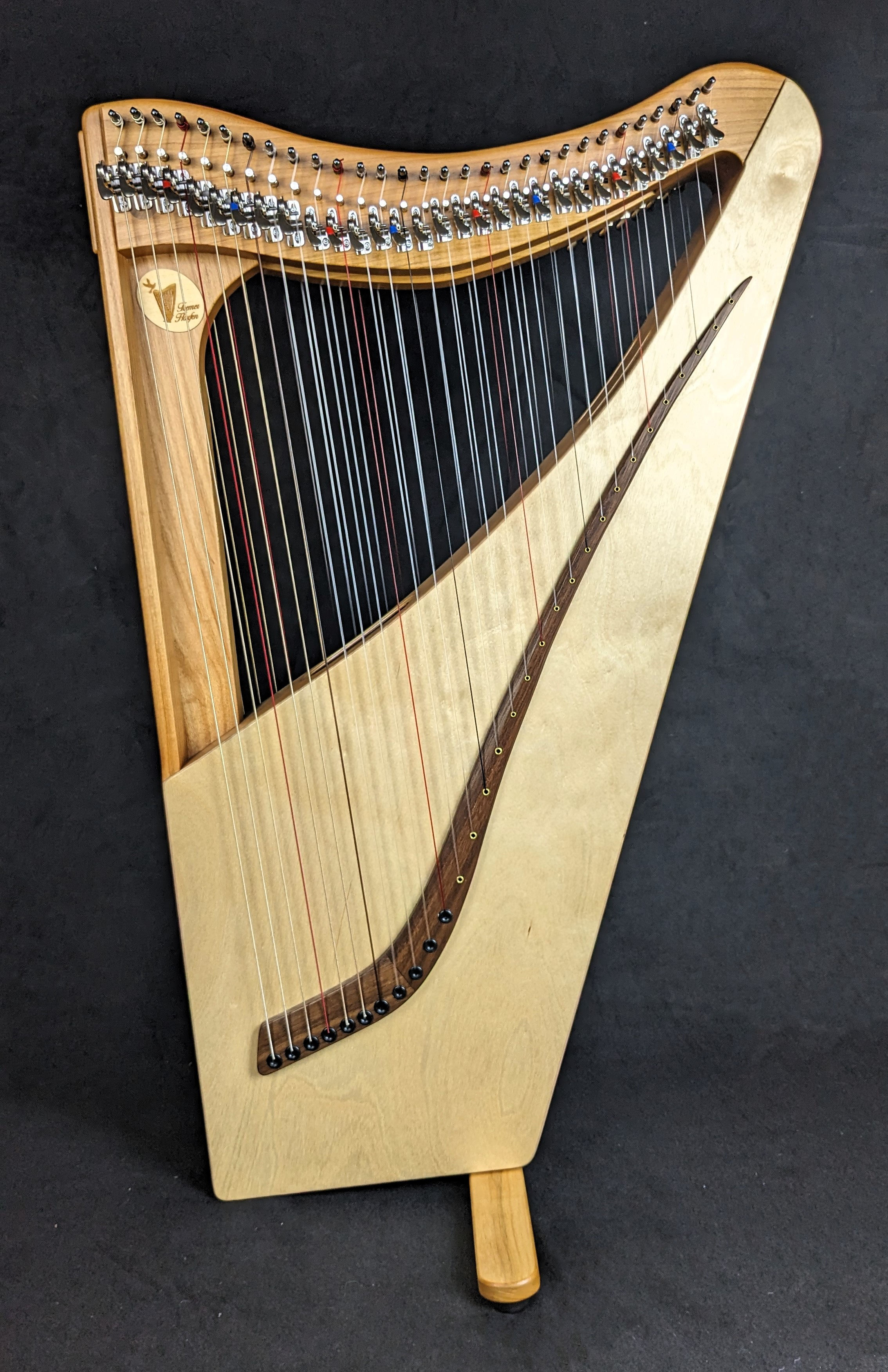 Double-strung Harp 2x30 strings - Electric Harp and Travel Harp