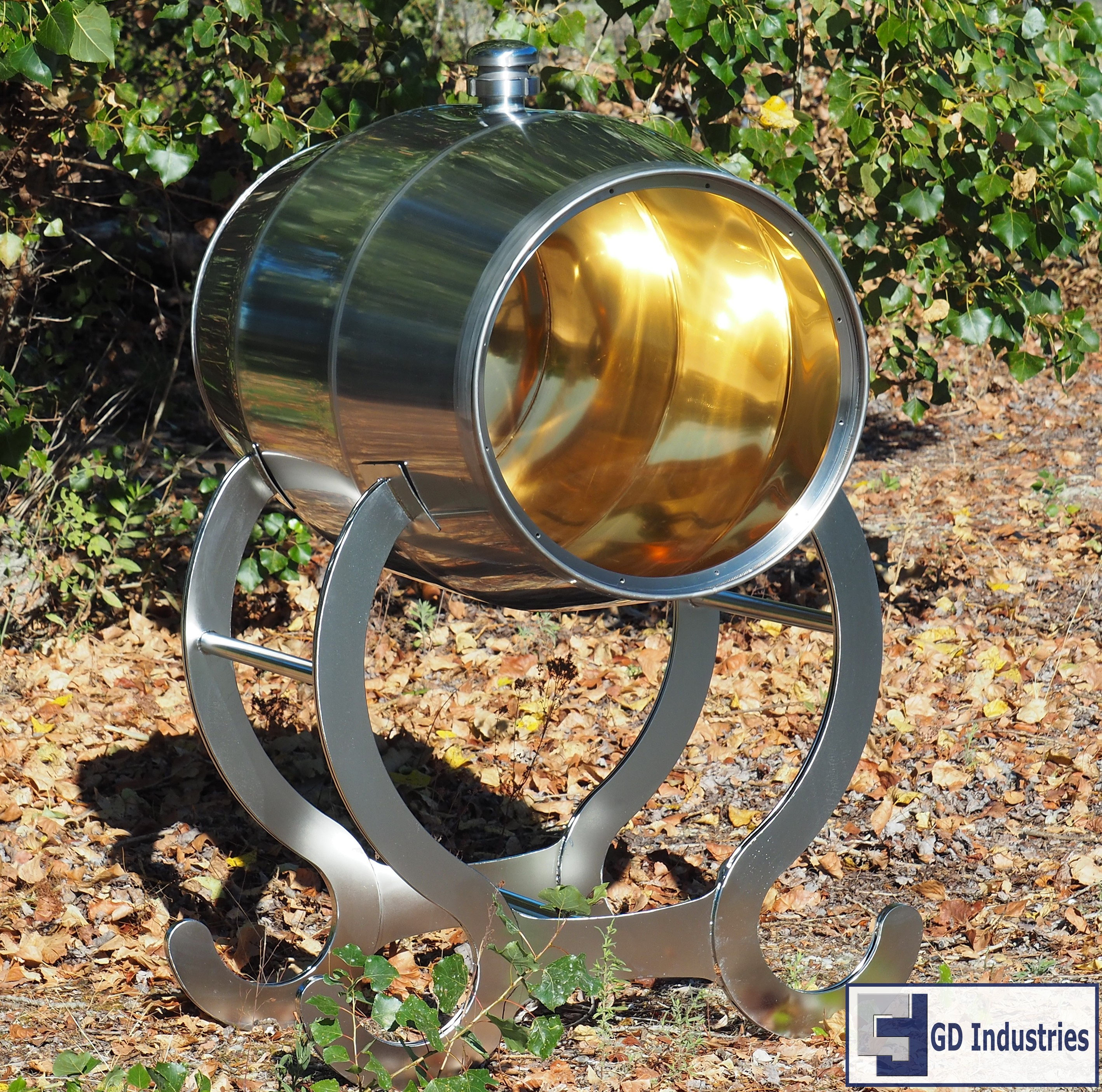 Vinifier dans une barrique en or - GD Inox Industrie