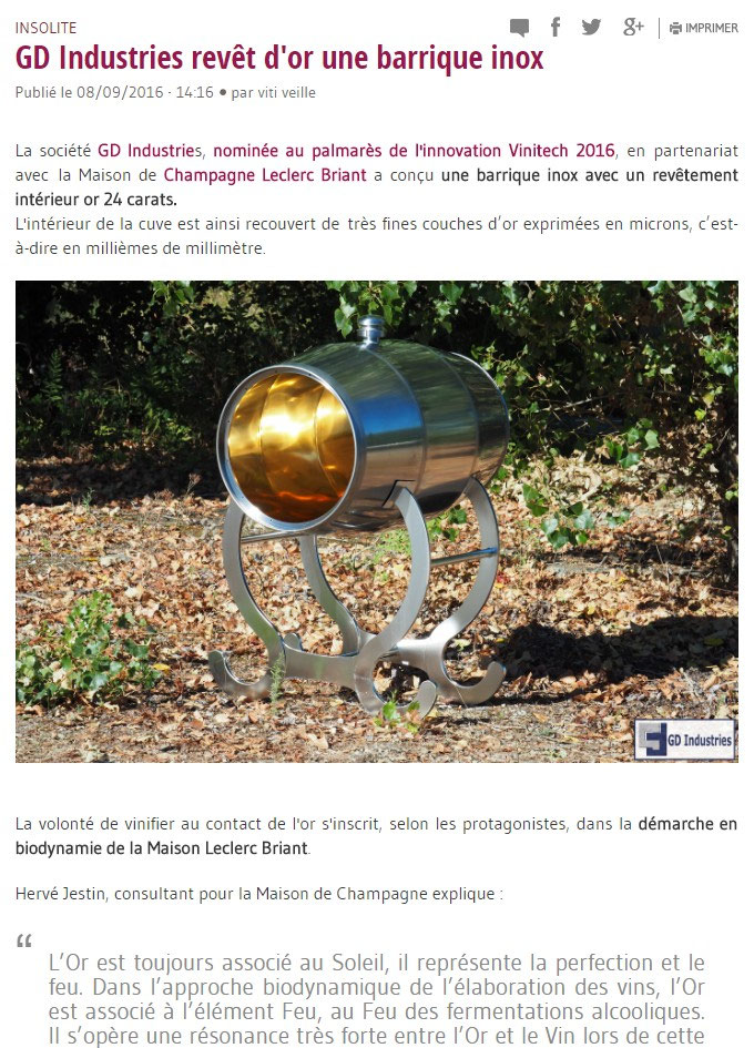 Medias - GD Inox Industrie