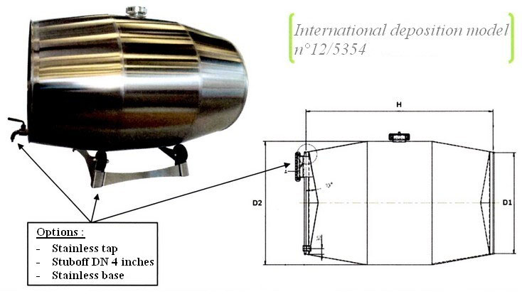 Stainless Steel Barrel - GD Inox Industrie