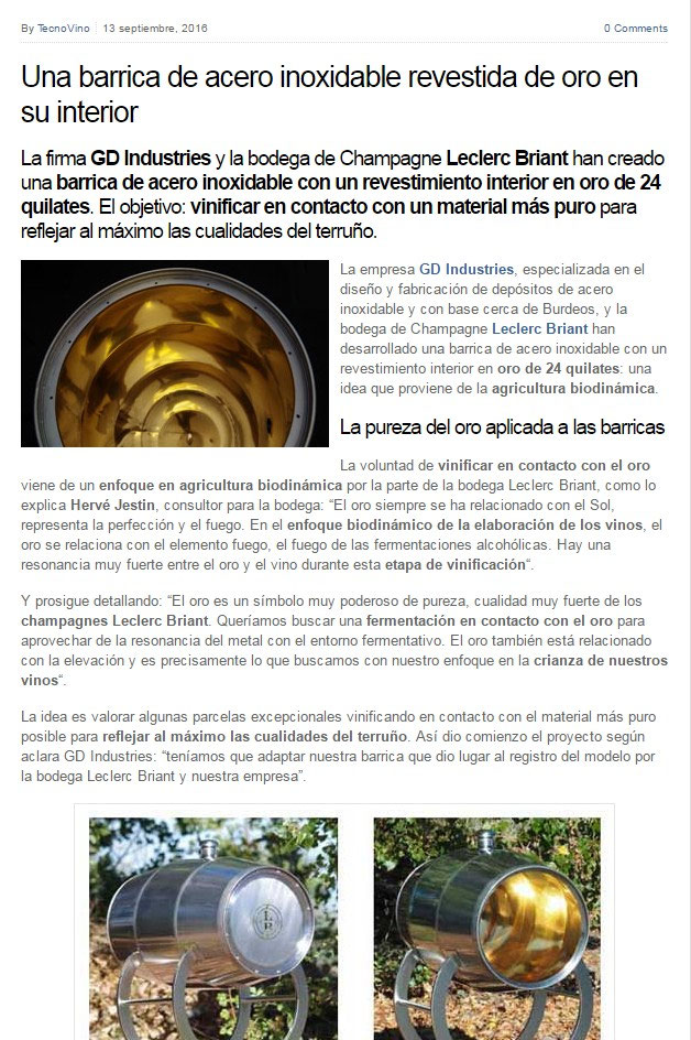 Medias - GD Inox Industrie