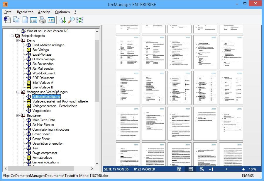 Dokumente verwalten - texManager
