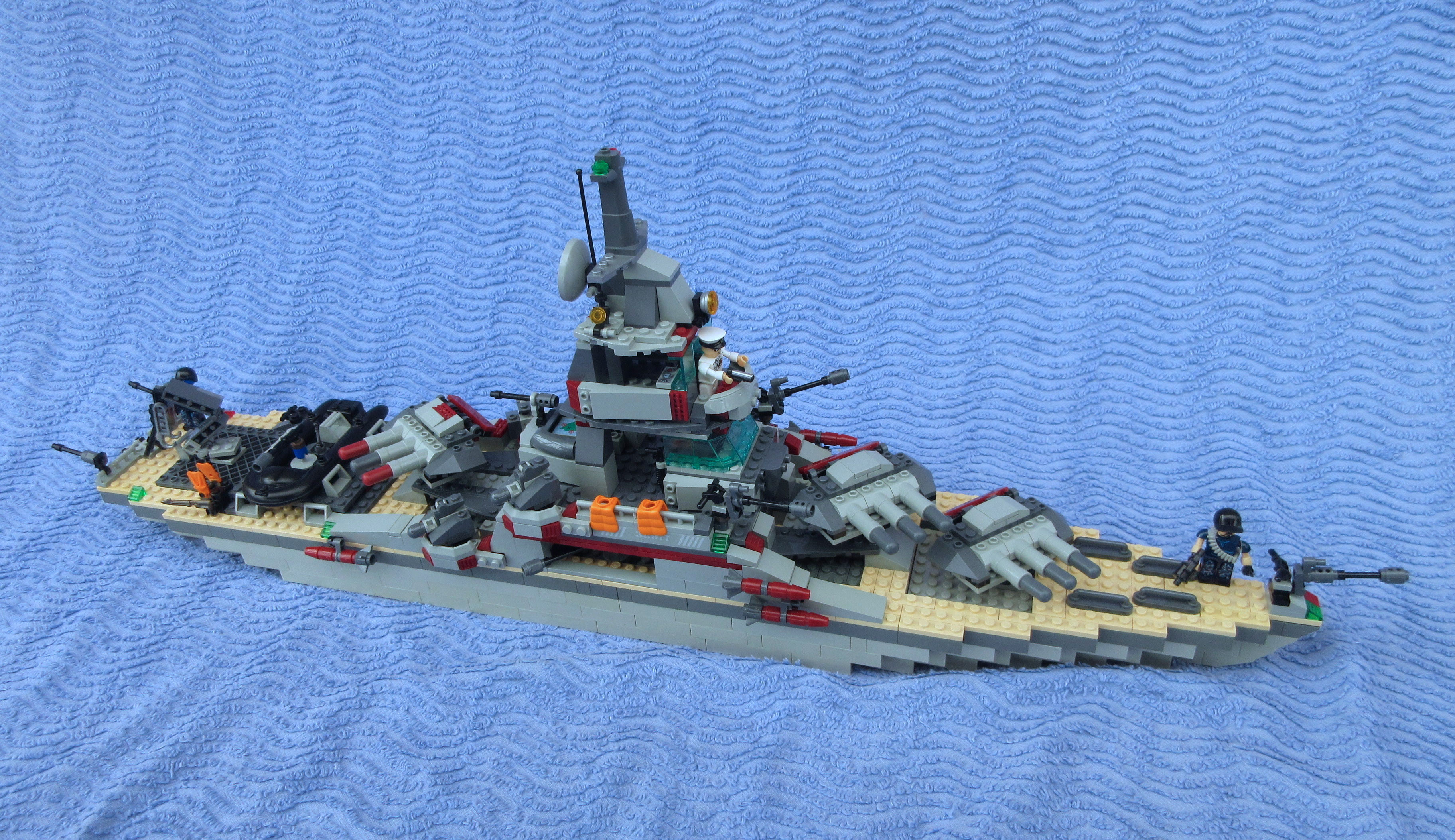 Custom Battleships - Aircraft Carrier Building Bricks World