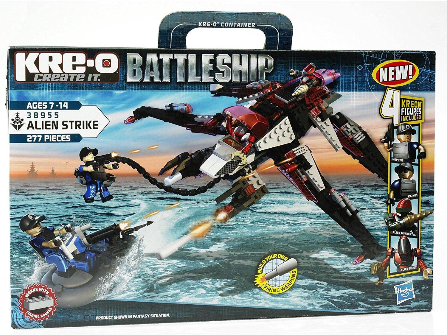 Kre-O Battleship - Aircraft Carrier Building Bricks World