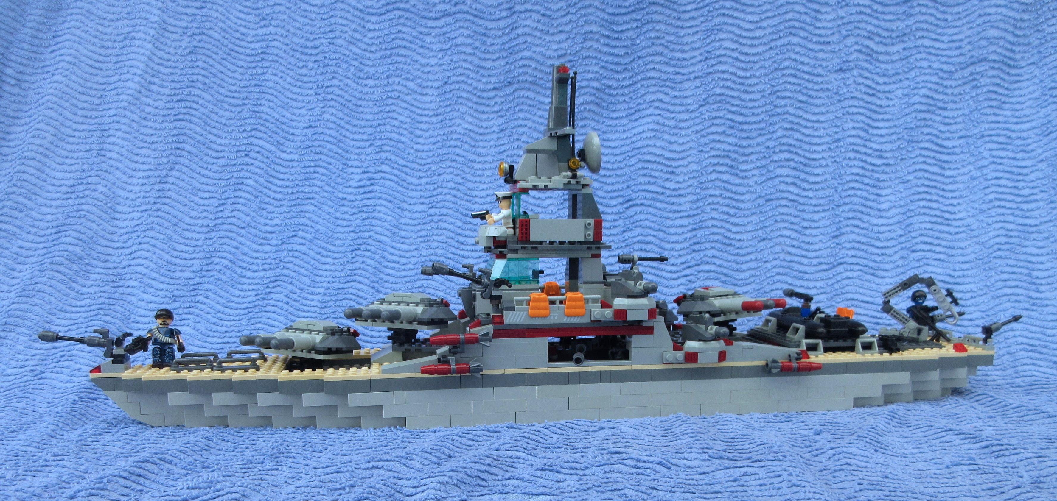 Custom Battleships - Aircraft Carrier Building Bricks World