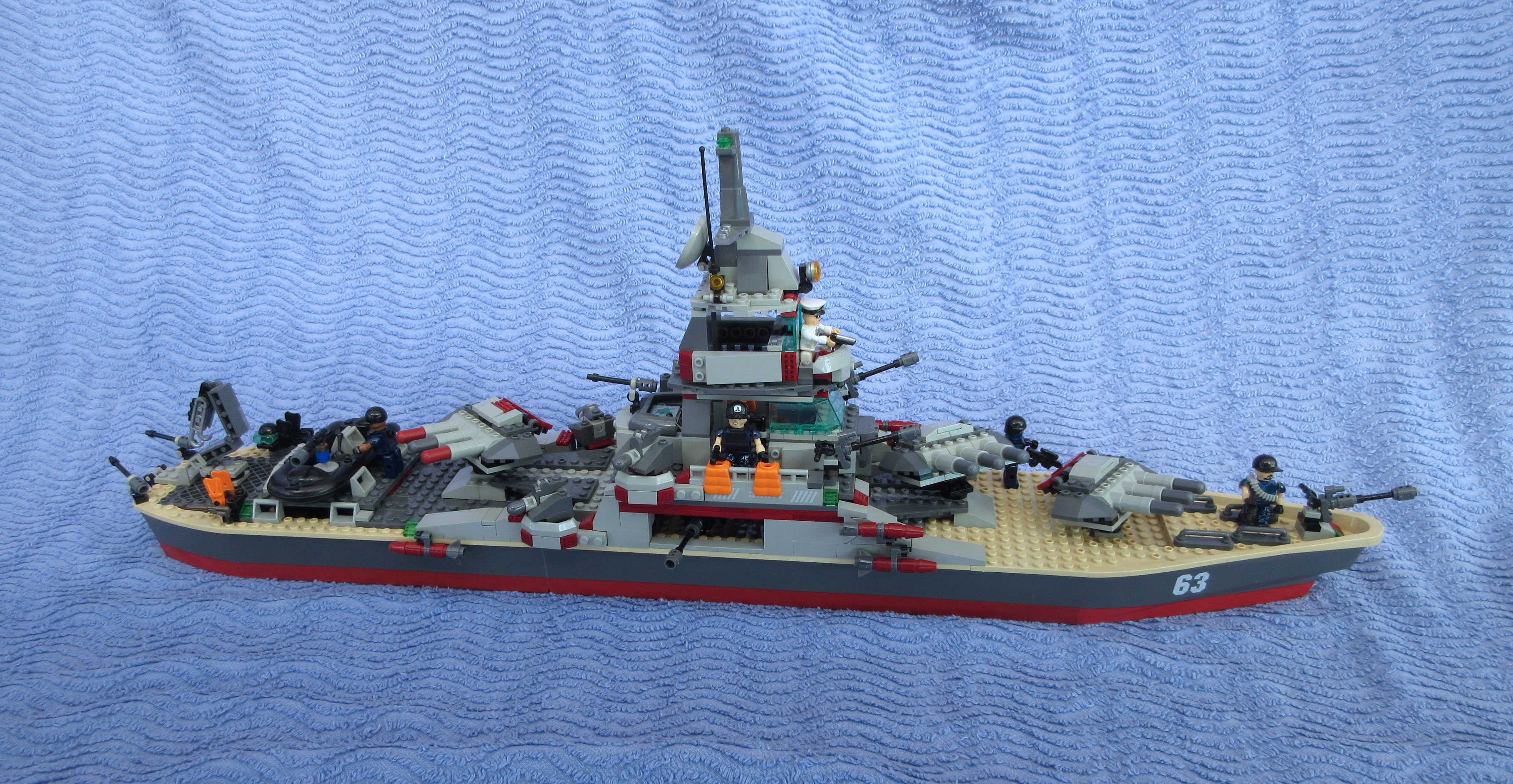 Custom Battleships - Aircraft Carrier Building Bricks World