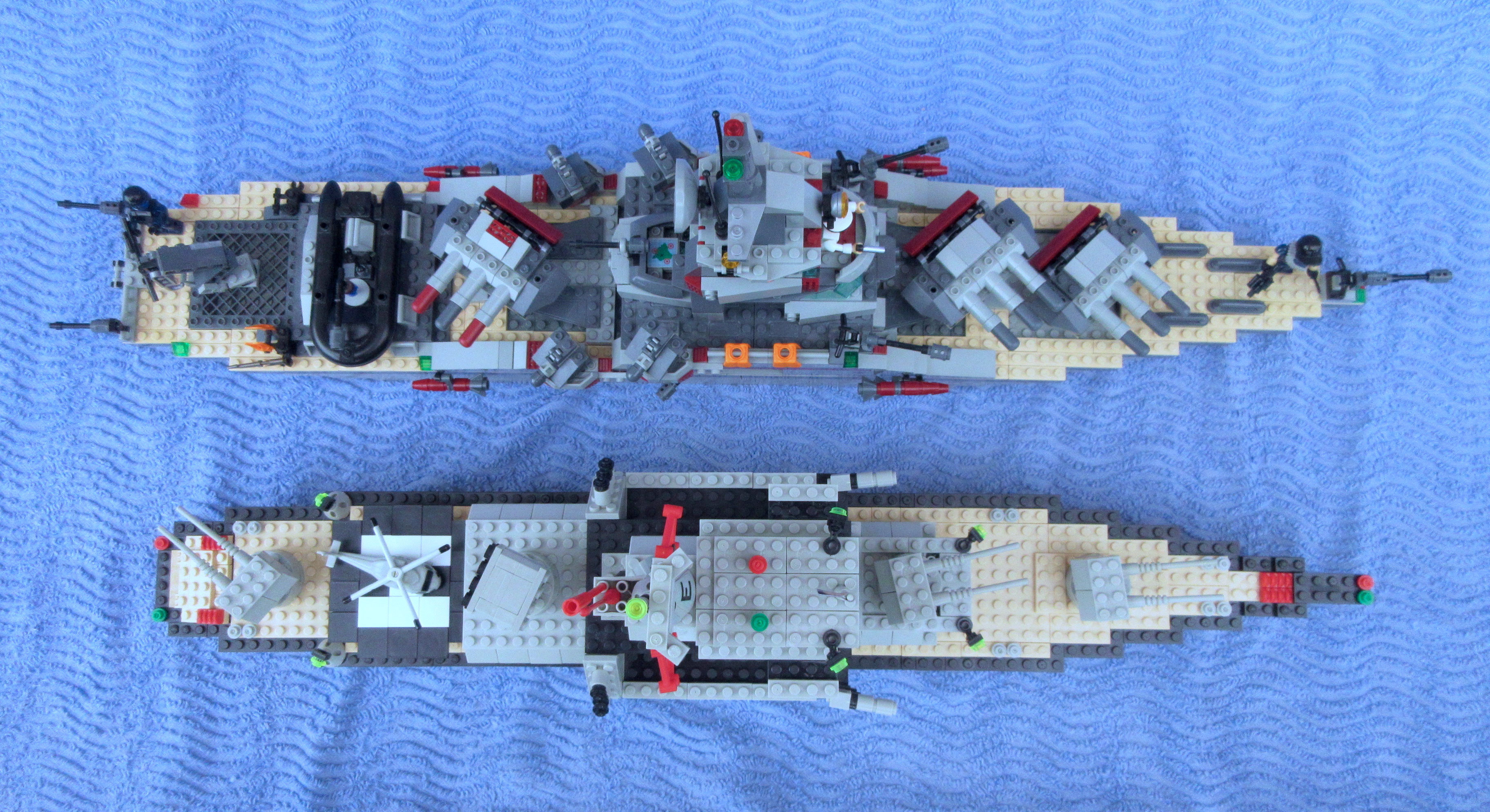 Custom Battleships - Aircraft Carrier Building Bricks World