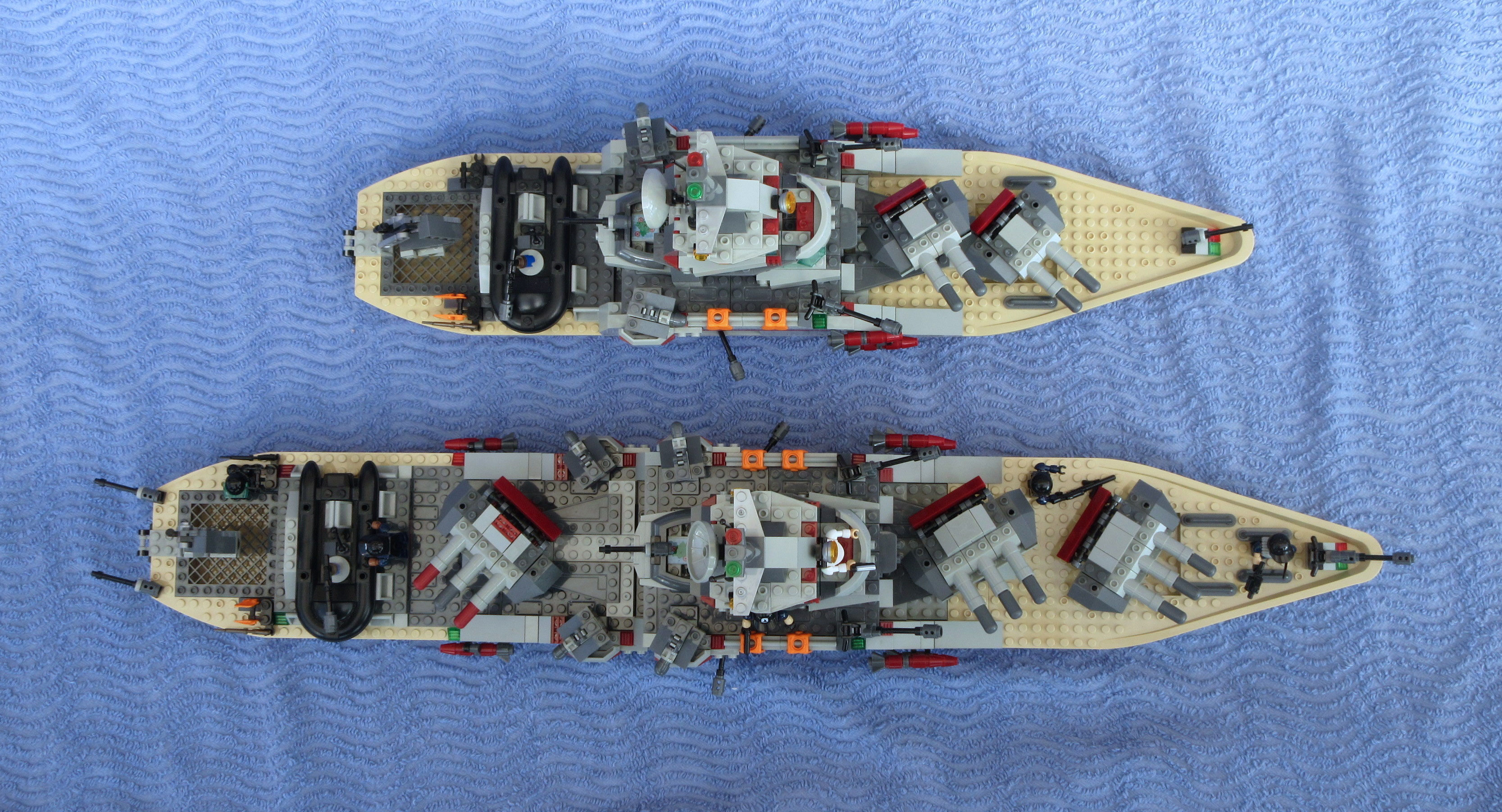 Custom Battleships - Aircraft Carrier Building Bricks World