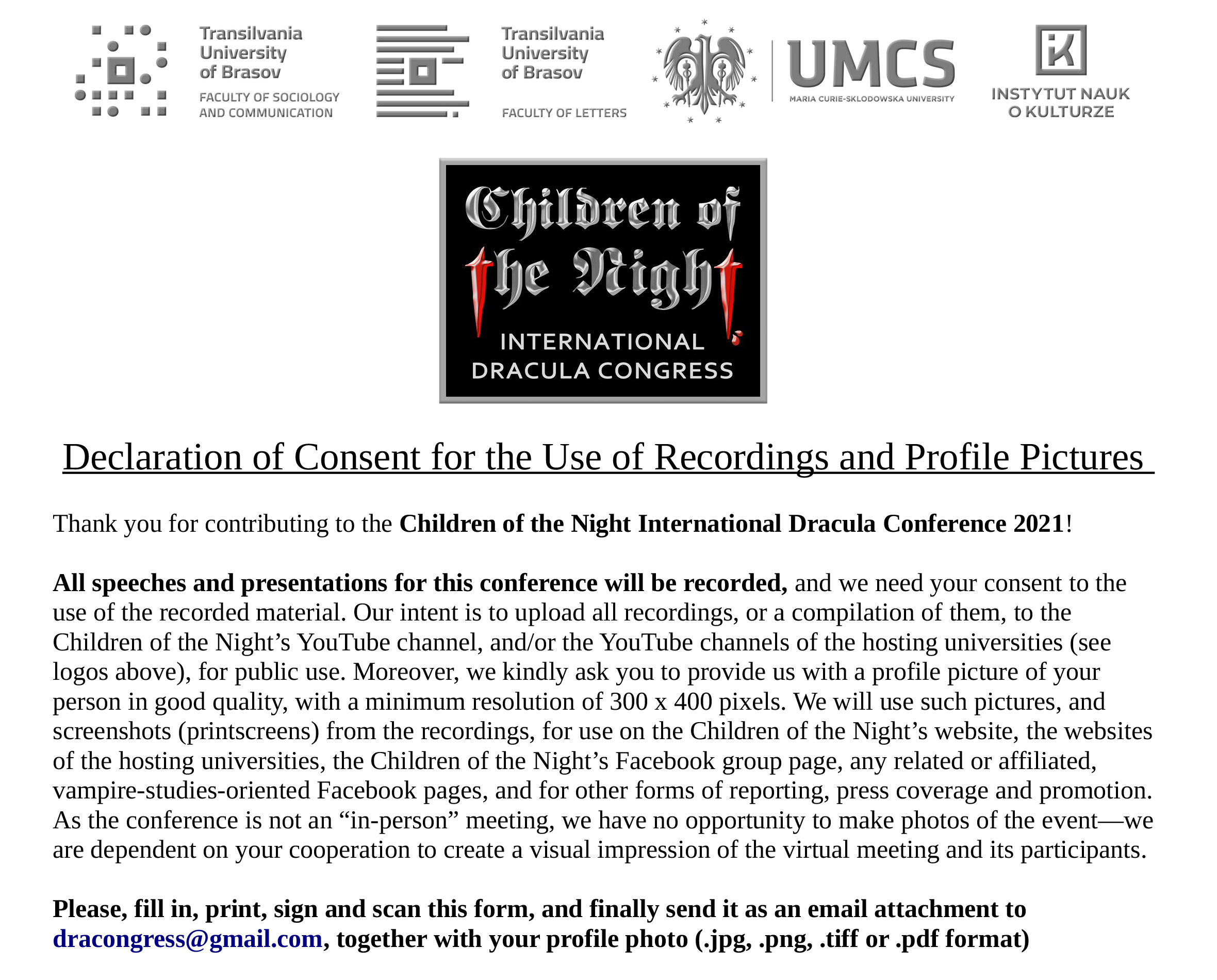 Release Form For Recordings Dracongress release-form-for-recordings-dracongress