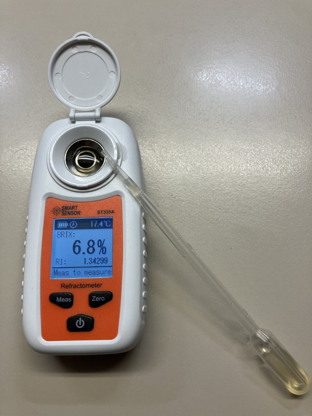 Elektronisches Saccharimeter. - Heilbronner Gartenhonig