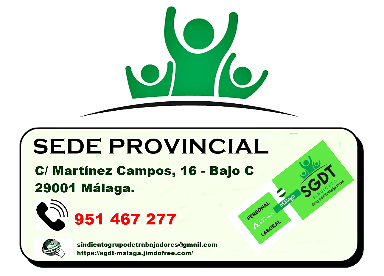 CONCURSO ABIERTO Y PERMANENTE (CAP) 2026 - Página web de SGDT Málaga