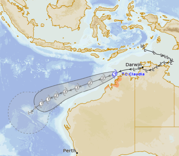 Tropical Cyclone Claudia - Storm Science Australia
