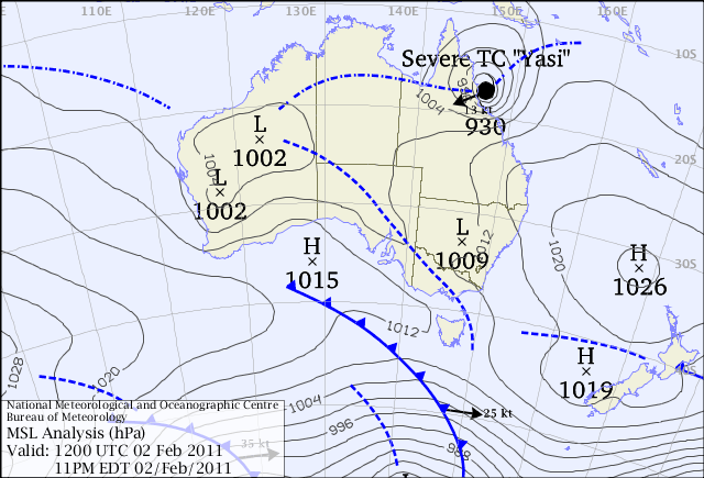 TC Yasi - Storm Science Australia