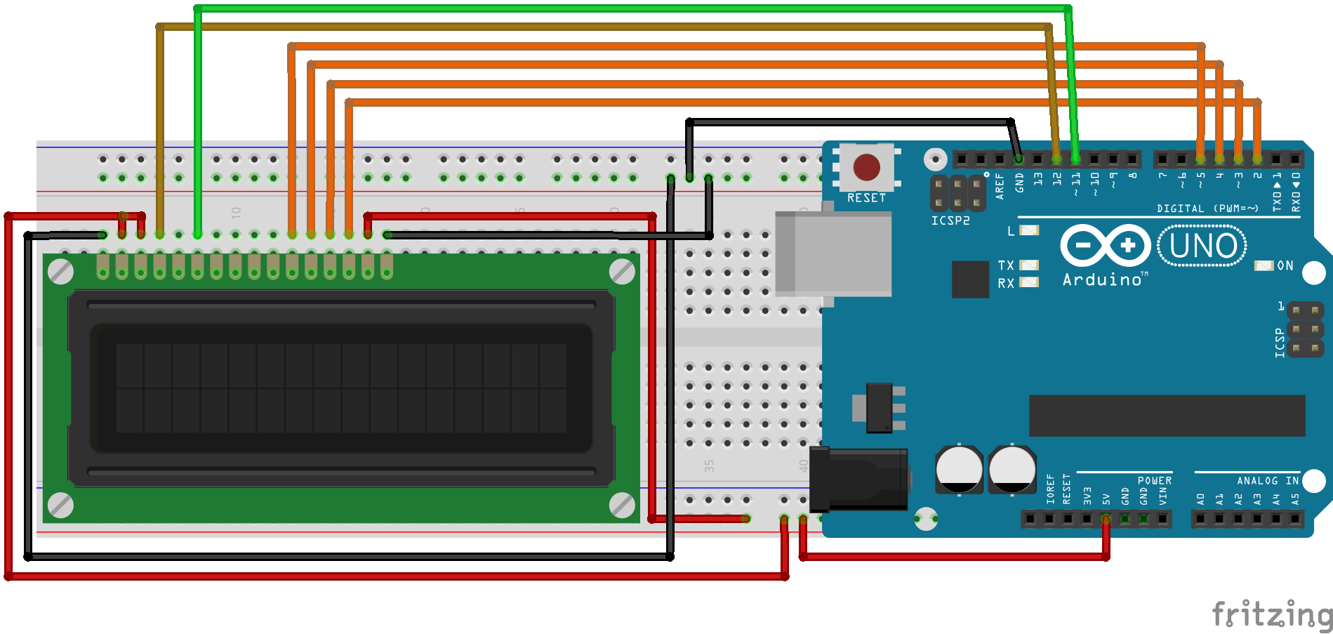 lcd 2x16 - la web de ingenieria