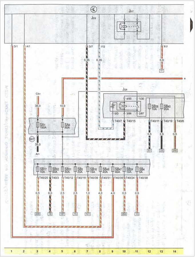 Volkswagen Golf V 2003—2009 Workshop manual. Wiring diagrams - Workshop