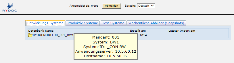 RyDoc Navigator - Funktionsweise Allgemein - RyDoc - SAP BW ...