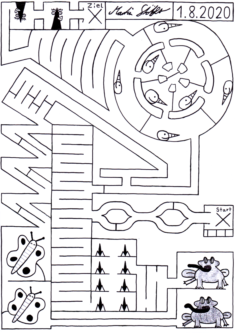 Labyrinth [Zum Einstieg (3) ! ] - martinslabyrinthes Webseite!