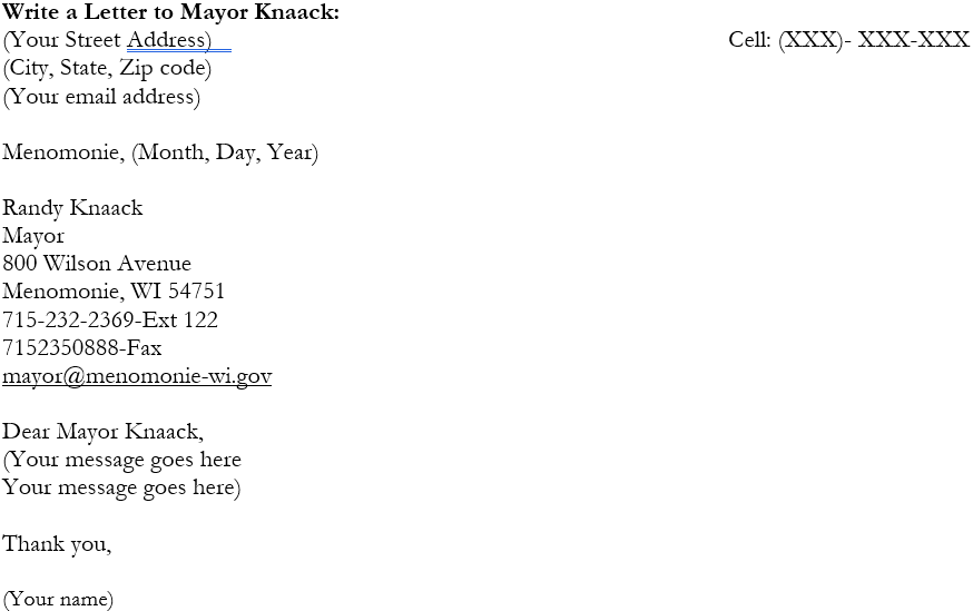 Mayor Randy Knaack - peacethroughunderstanding