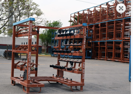 Rack tipo contén para industria automotriz - Iceg Logistica