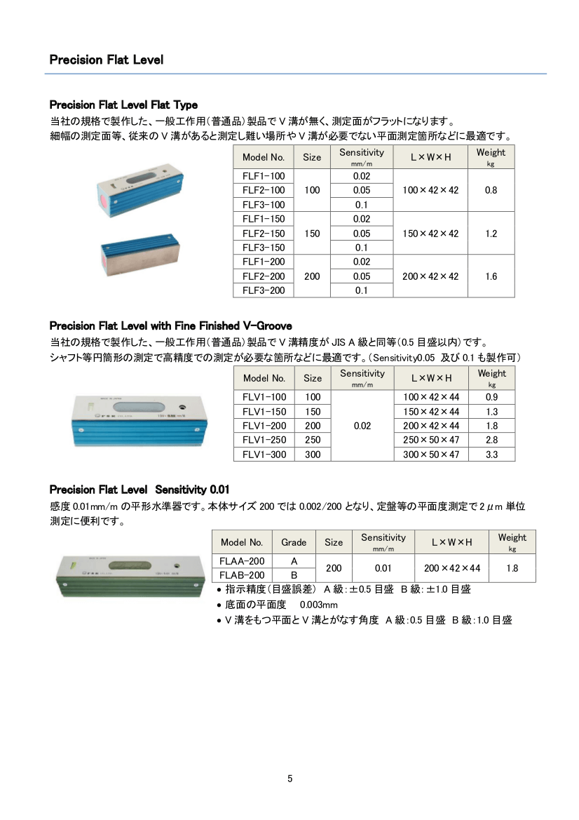 Catalog download-Precision level - High quality Measuring tools