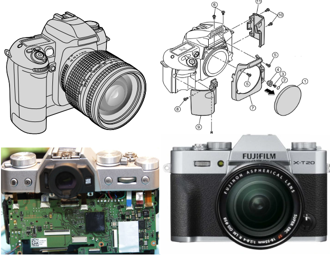 Fuji / FujiFilm Camera Service and Repair Manuals - Schematic