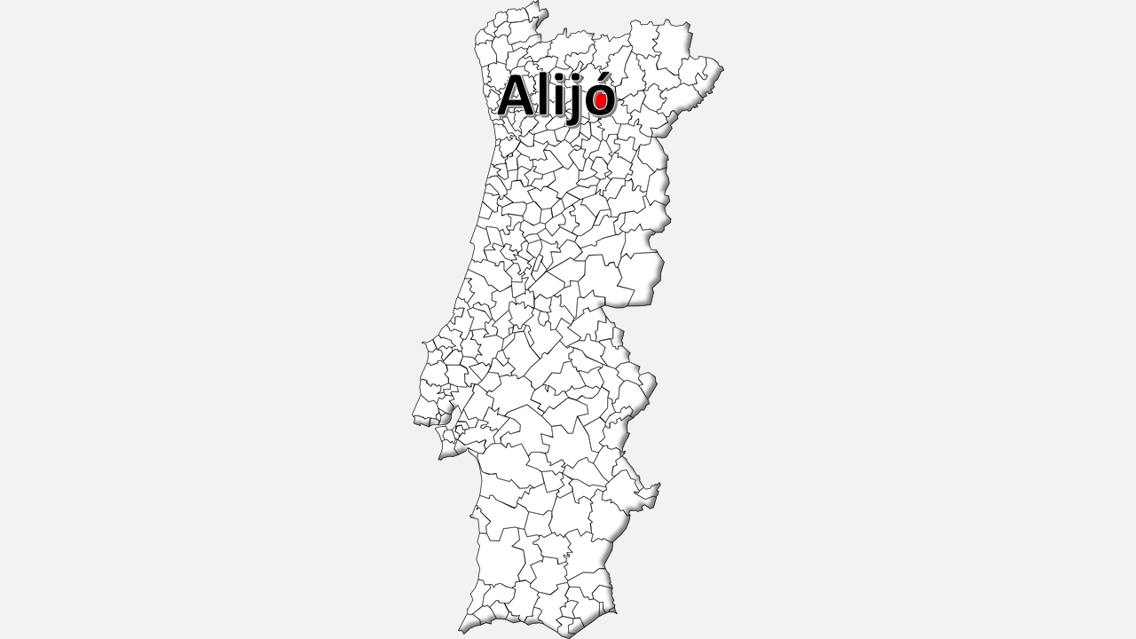 Alijó - Evolução da População