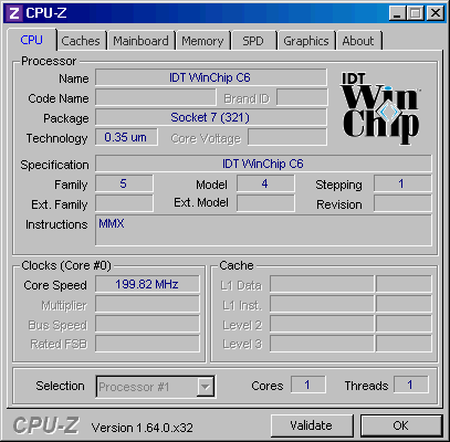 IDT WinChip C6 - CPU MUSEUM - MUSEUM OF MICROPROCESSORS & DIE PHOTOGRAPHY