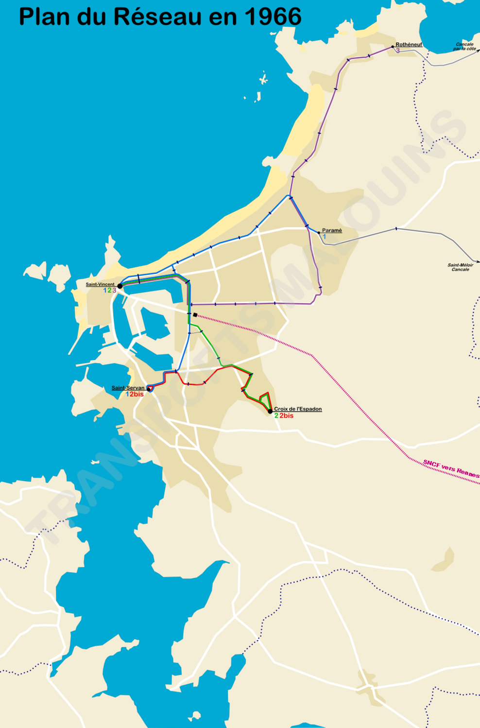 Evolution des transports en commun à Saint-Malo - Transports Malouins