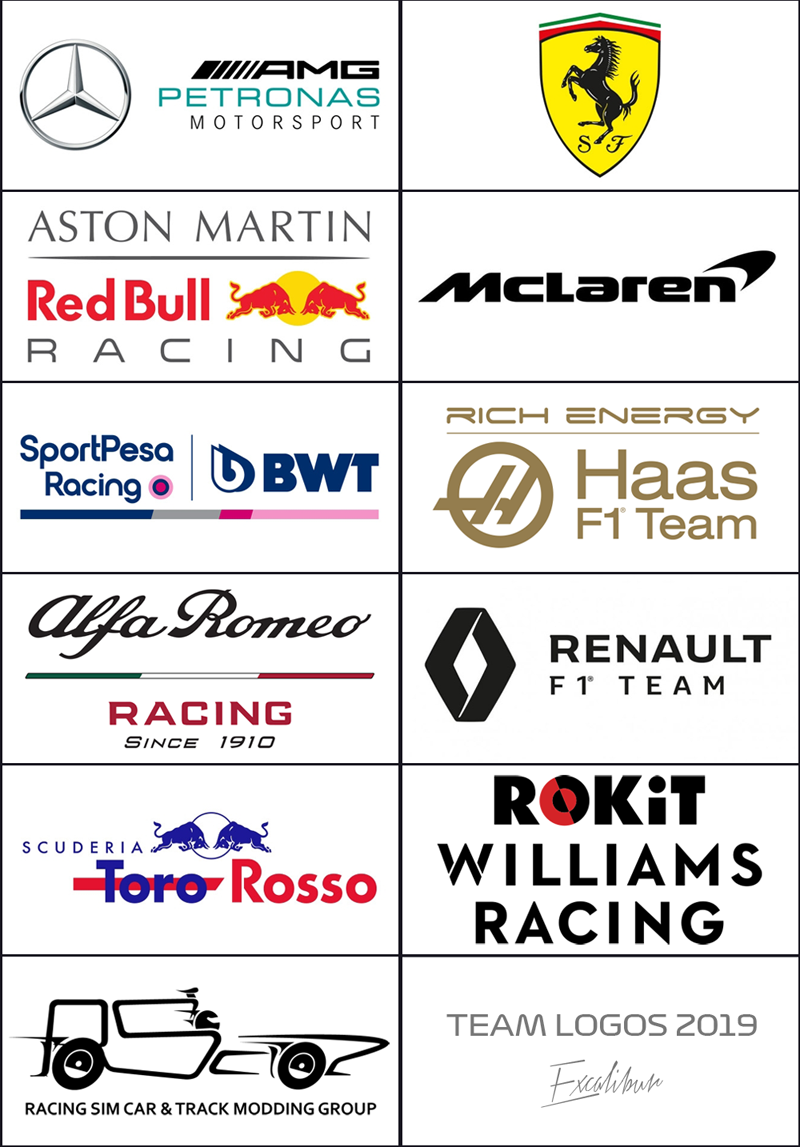 Team Logos 2019 - gp4racing