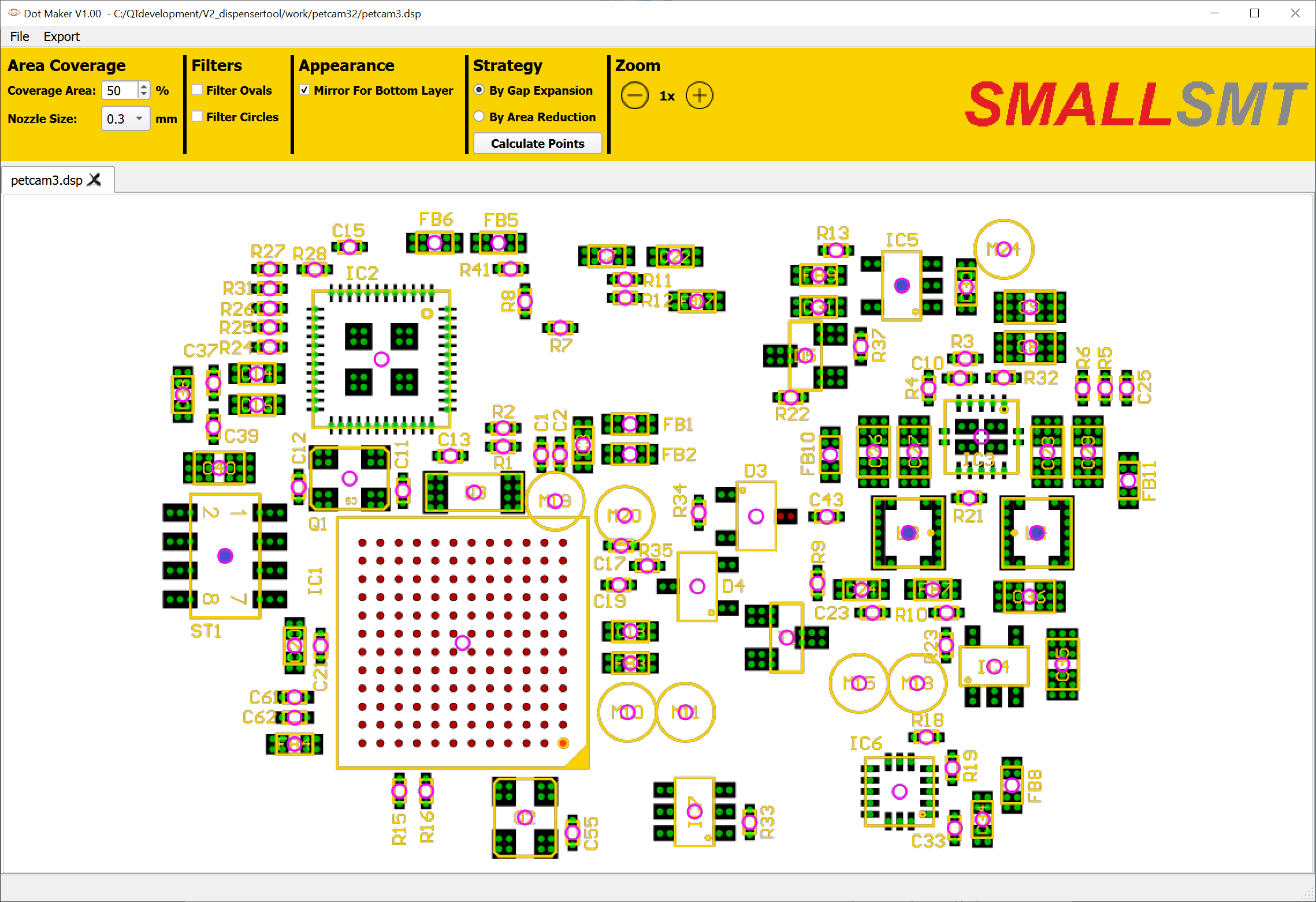 V2 Dot Maker Software - SMALLSMT