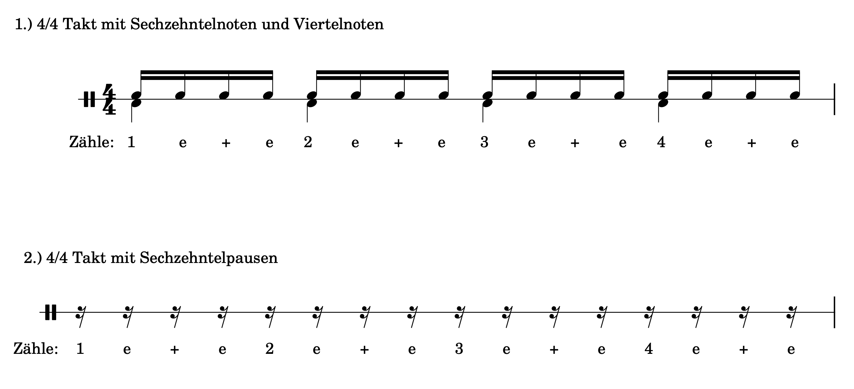 Sechzehntelpause: Grundwissen zum Pausenwert - Manu Holmer - Schlagzeug ...