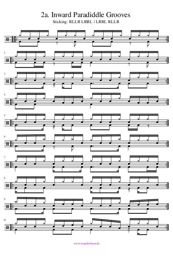 Single Paradiddle und seine Umkehrungen: Wissenswertes zum Rudiment ...