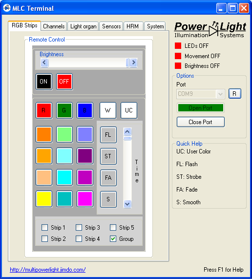 Windows MLC Terminal - multipowerlight