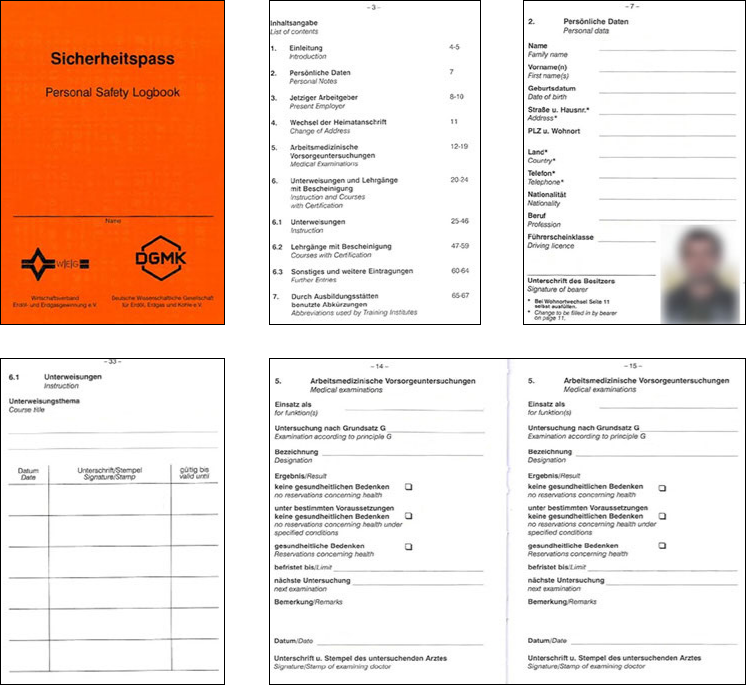 Personal Safety Logbook - Martin Hochbau Tiefbau GmbH