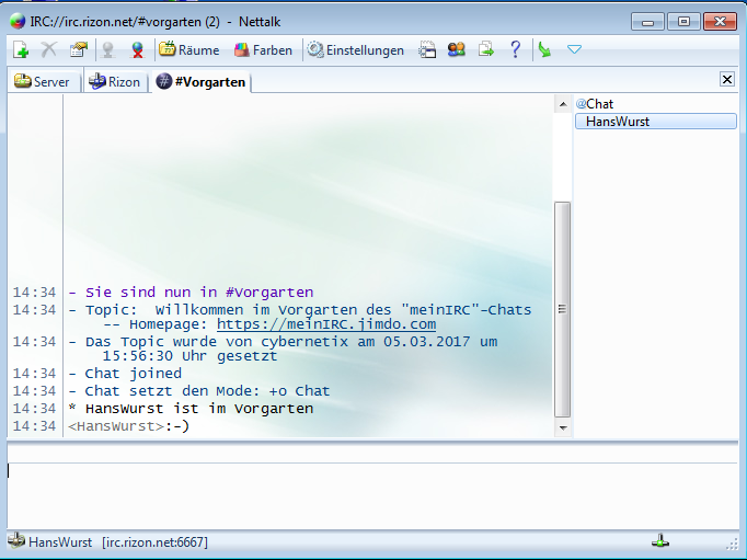 IRC-Clients - meinIRC-Chat