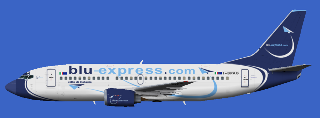 Blu-express - Flyingcarpet's flightsim repaints