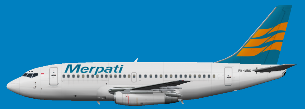 Merpati Nusantara - Flyingcarpet's flightsim repaints